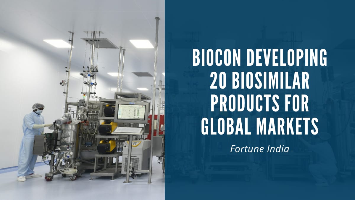 Biocon developing 20 biosimilar products for global markets – A Blog by ...